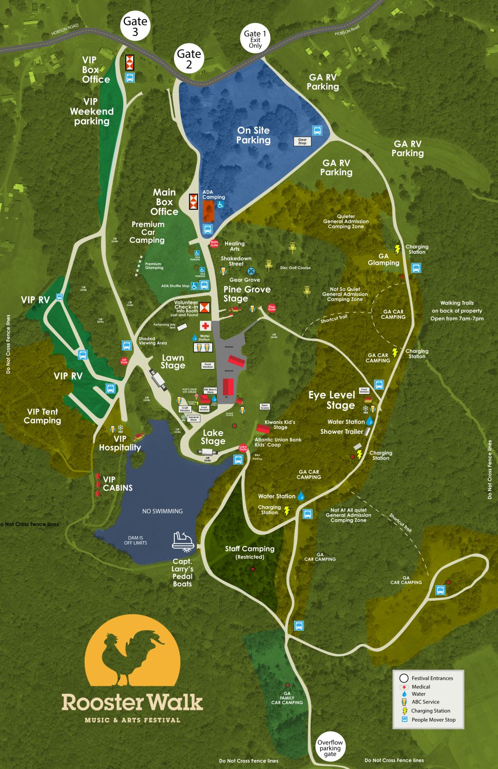 Fest Info - Rooster Walk